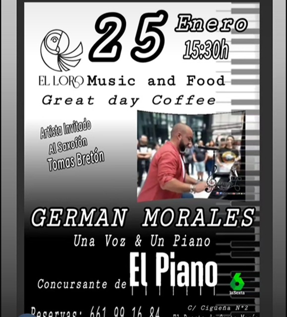 #ElPuerto de Santa María - Actuación musical. Germán Morales